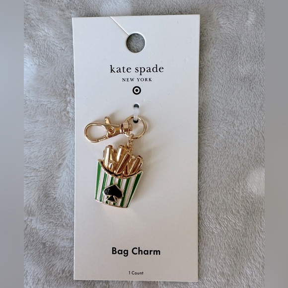 kate spade | Accessories | Kate Spade X Target Bag Charm Keychain Fries ...